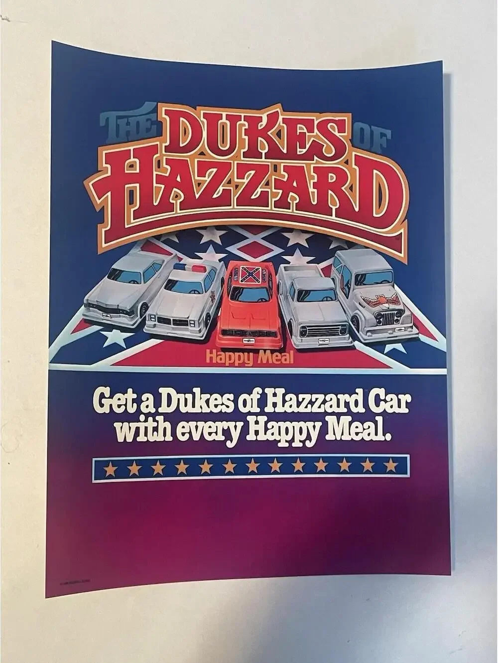 McDonald's | Other | Mcdonalds Dukes Of Hazard Happy Meal Reprint ...